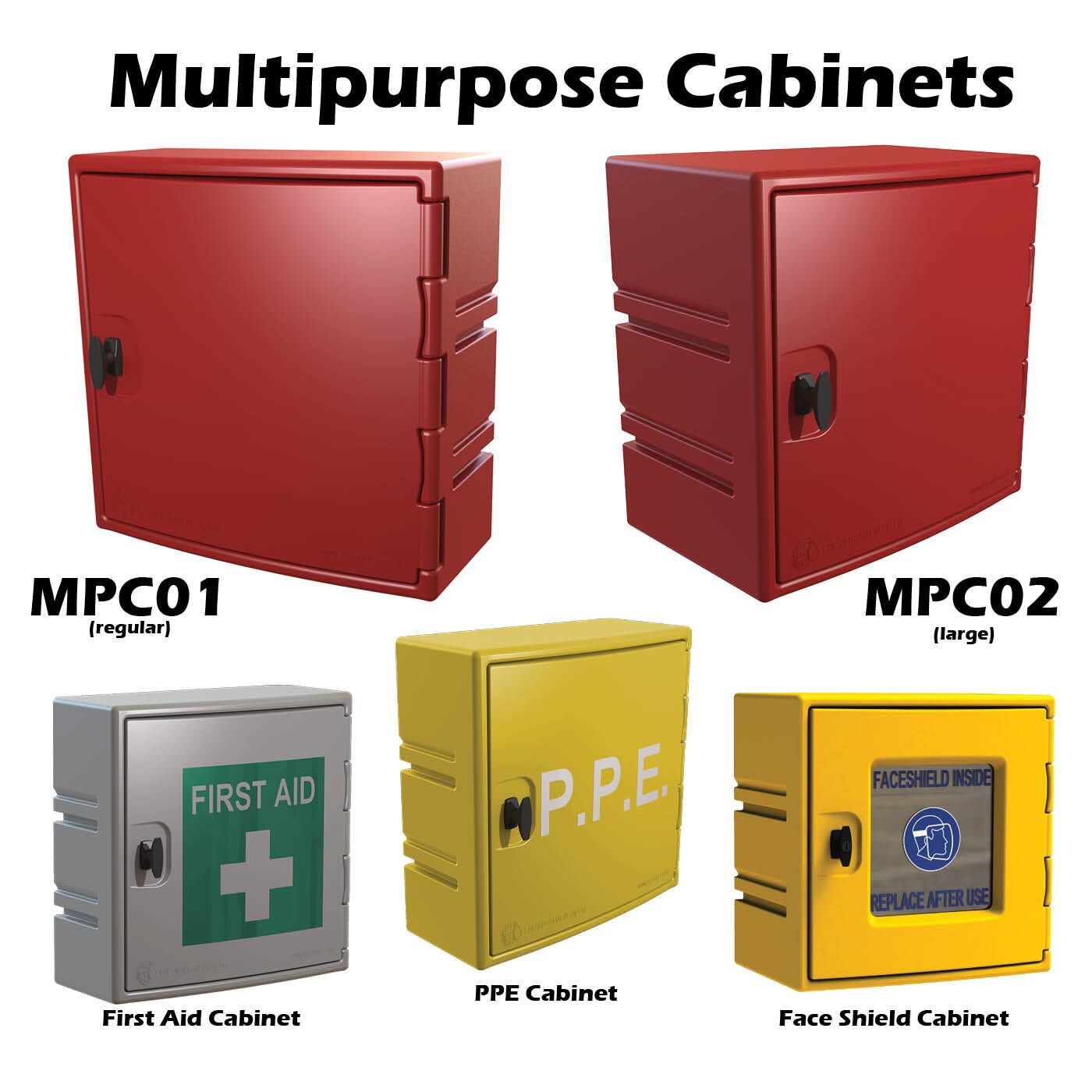 Multi Purpose Storage Cabinets | Plastic Multi Purpose Cabinet - FSP NZ